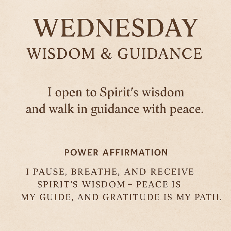 Wednesday Blessing Wisdom & Guidance - Welcome to StillIRiseMinistries